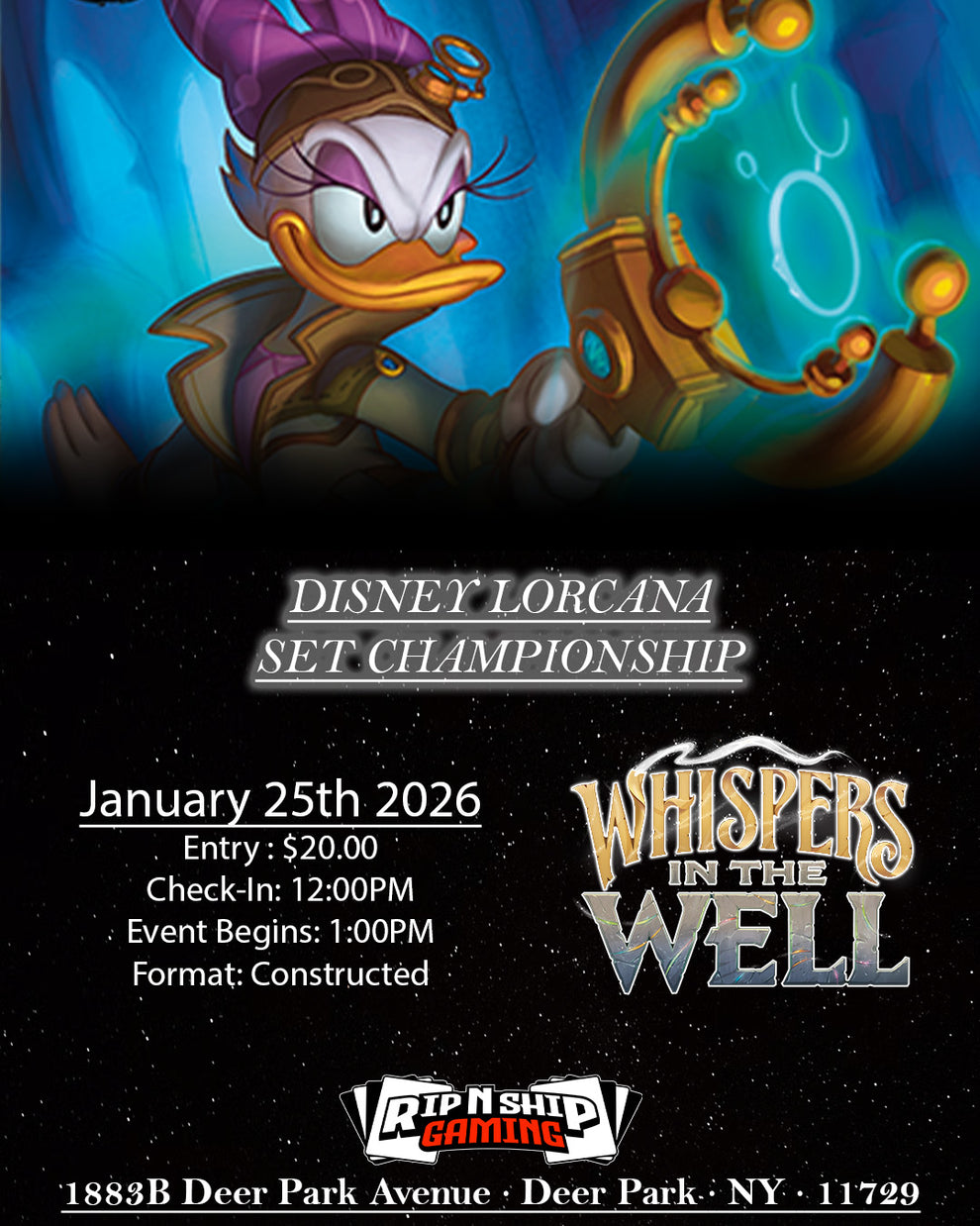 January 25th 2026 - Lorcana - Whispers In The Well Set Championship ...