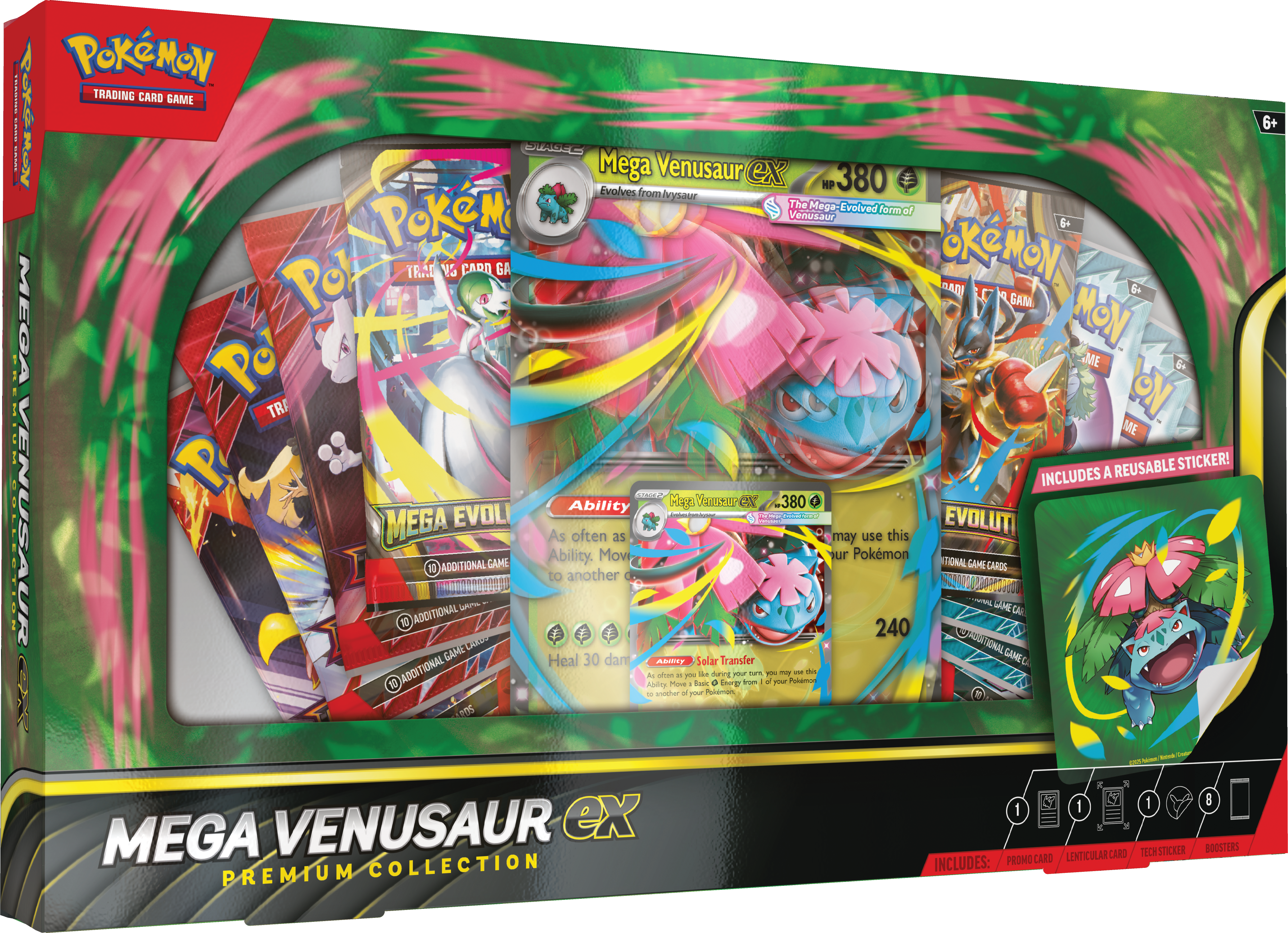 Pokémon TCG: Mega Venusaur ex Premium Collection – Rip n Ship Arena